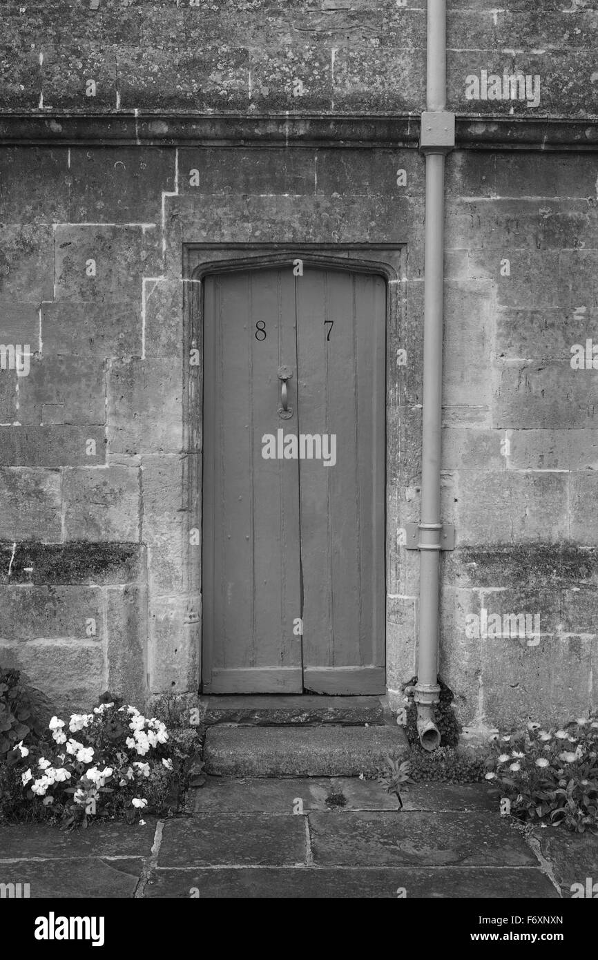 Plants in front old Black and White Stock Photos & Images - Alamy