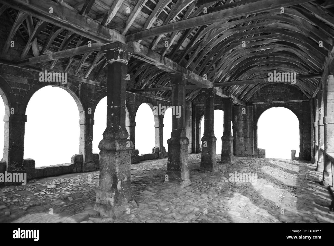 Derelict stone buildings Black and White Stock Photos & Images - Alamy