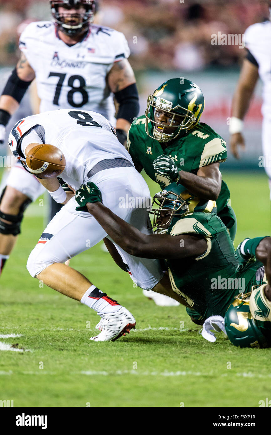November 20, 2015: Cincinnati Bearcats quarterback Hayden Moore gets ...