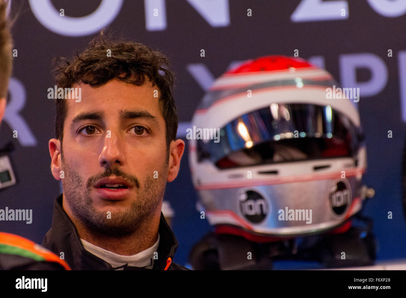 London, UK. 21st Nov, 2015. Three-time Formula 1 grand prix winner ...