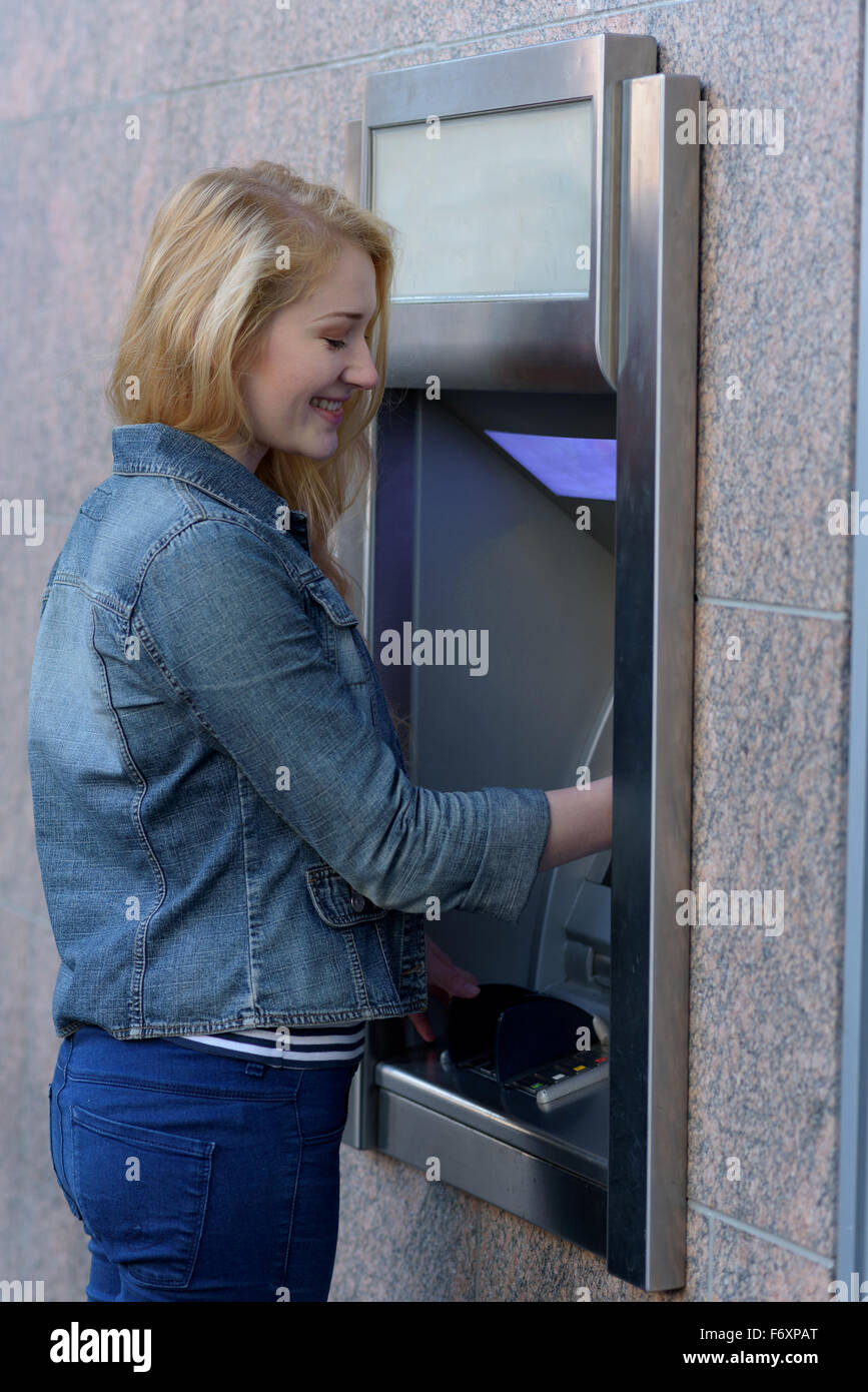 Drawing cash atm hi-res stock photography and images - Alamy