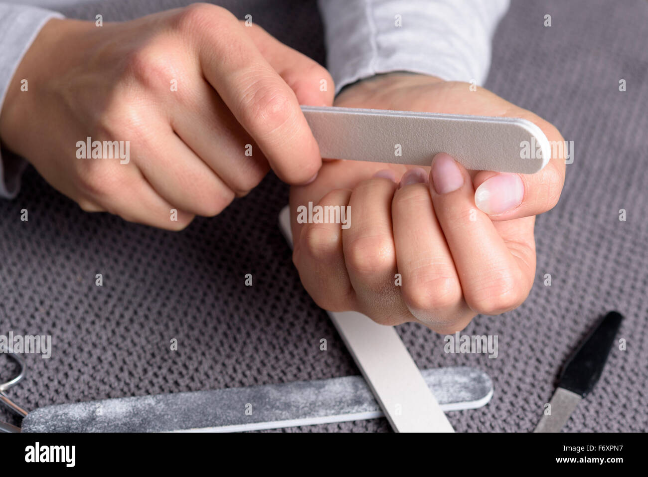 Nail file assortment hi-res stock photography and images - Alamy