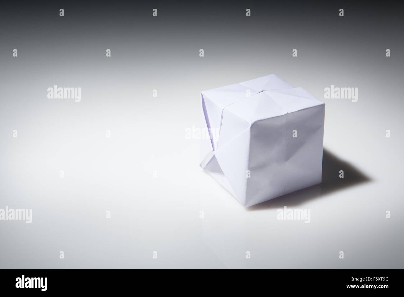 Still life image of a origami box Stock Photo - Alamy