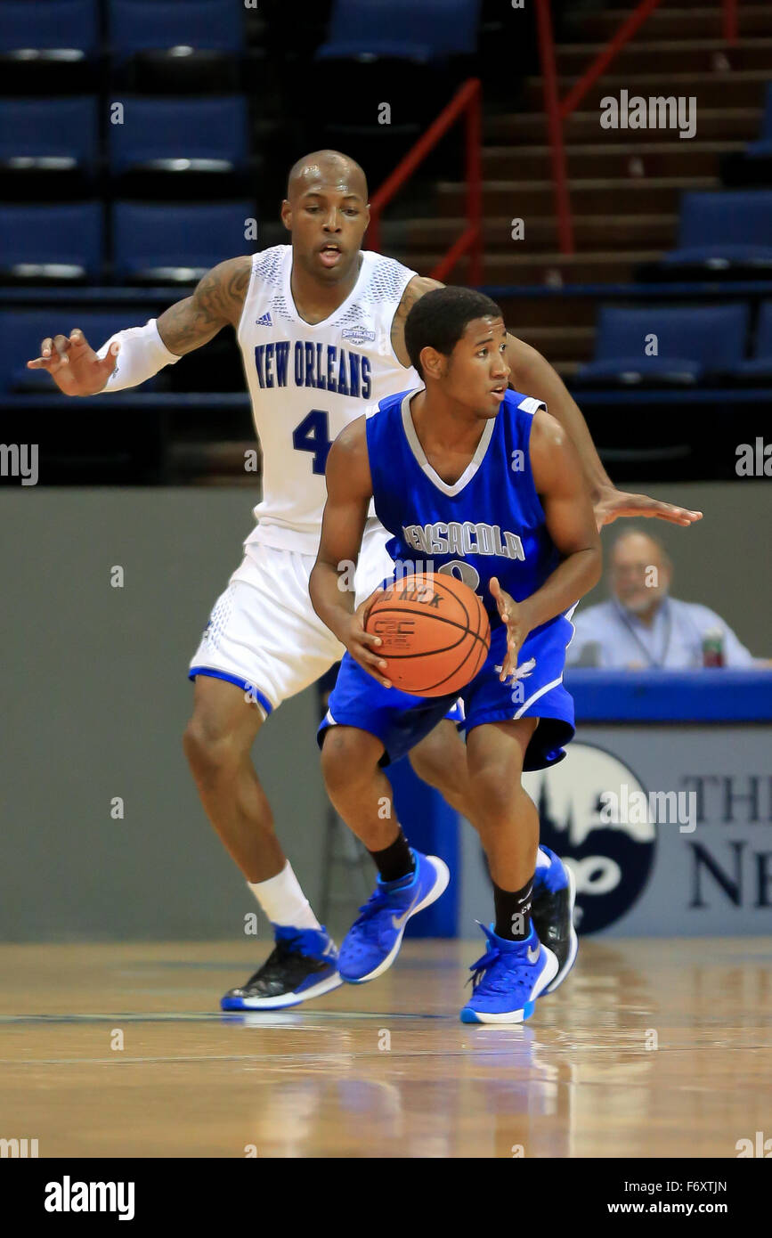 New Orleans, LA, USA. 19th Nov, 2015. Pensacola Christian guard Corey ...