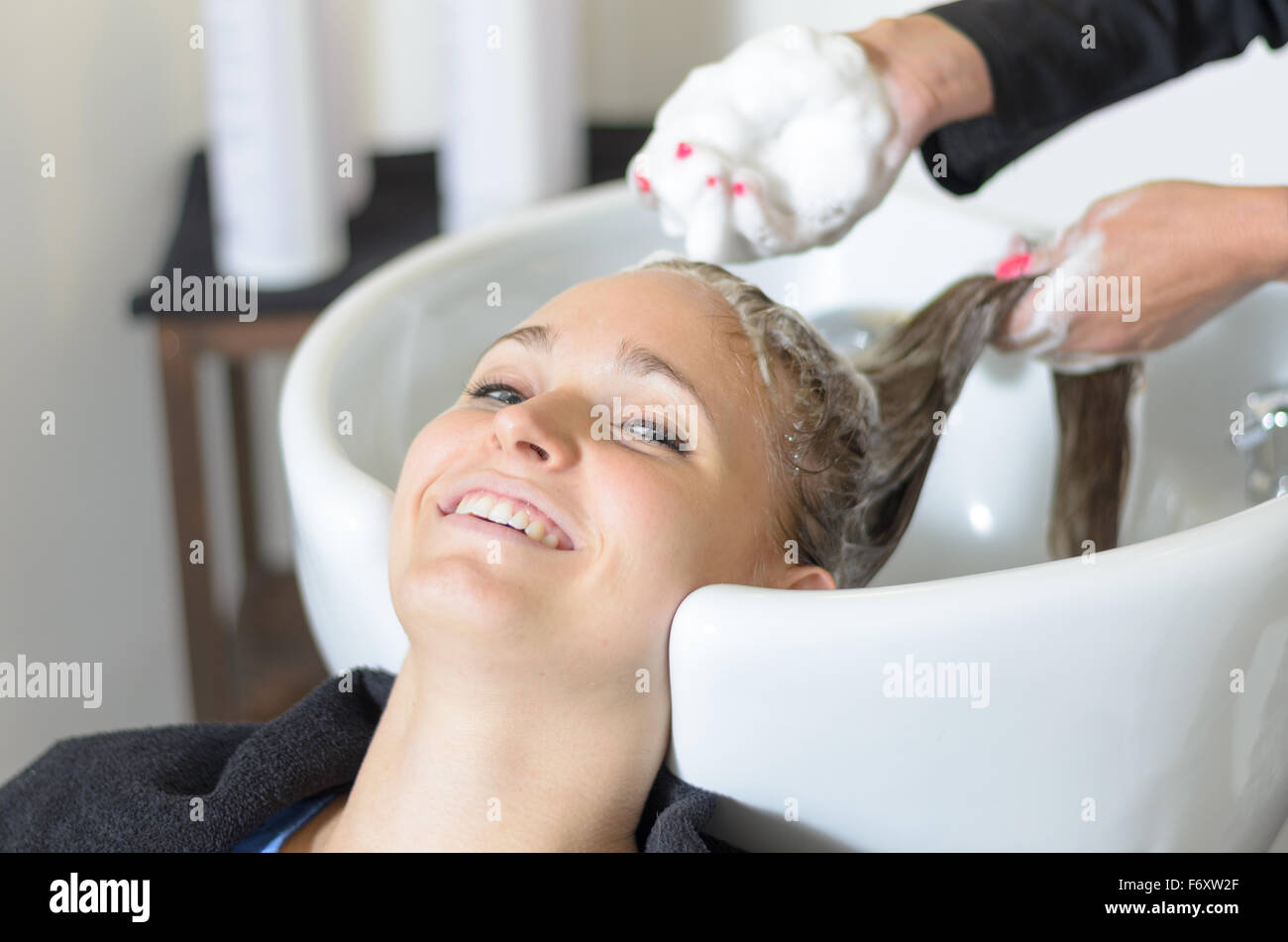 Shampooed hi-res stock photography and images - Alamy