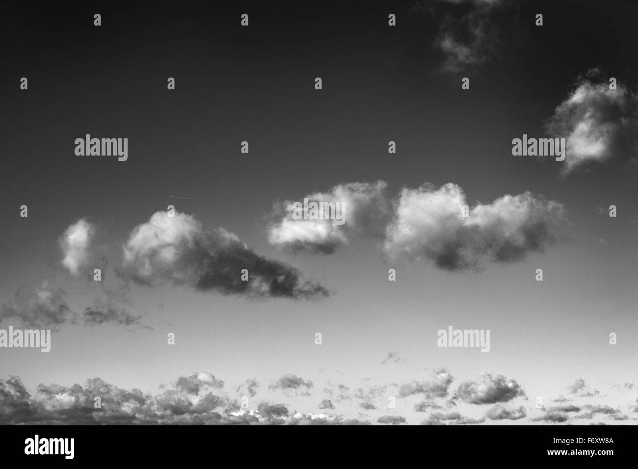 Background image cloudy sky Black and White Stock Photos & Images - Alamy