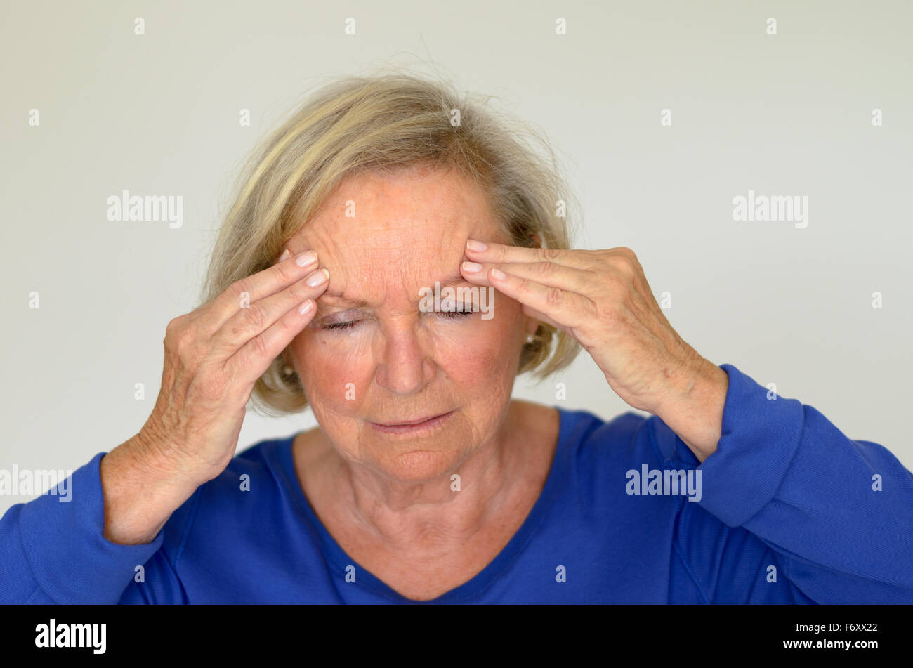 Lady With Head Pain
