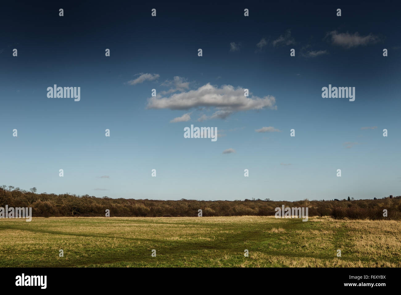 nature scenery under sky, pictoresque landscape looking across to a ...