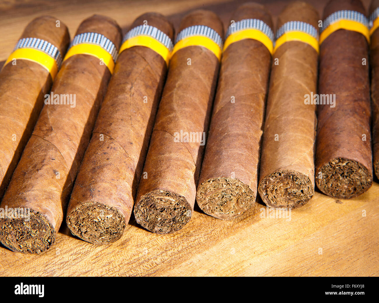 The Cuban cigars, hand made Stock Photo - Alamy