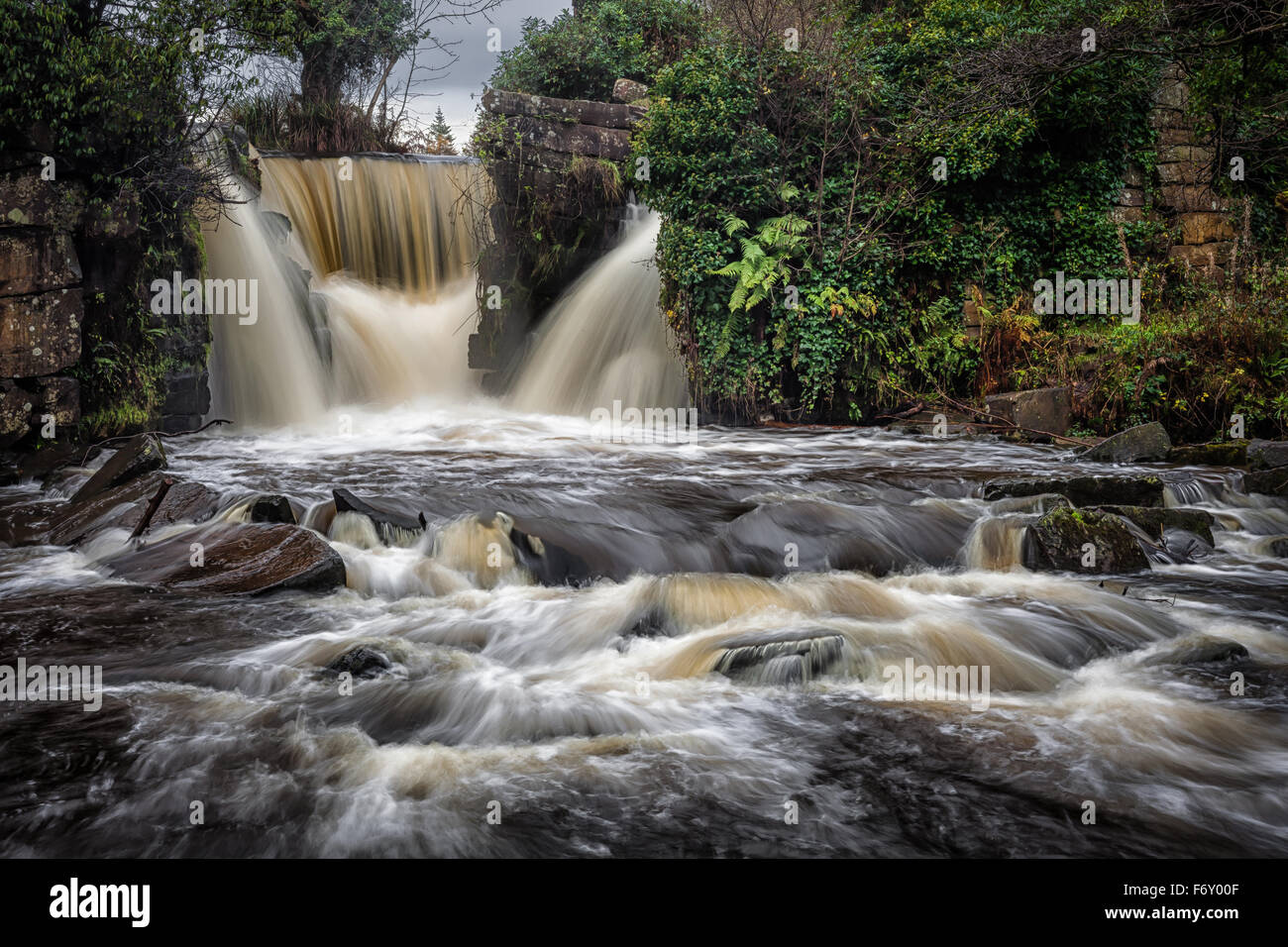 Penllergare waterfall hi-res stock photography and images - Alamy