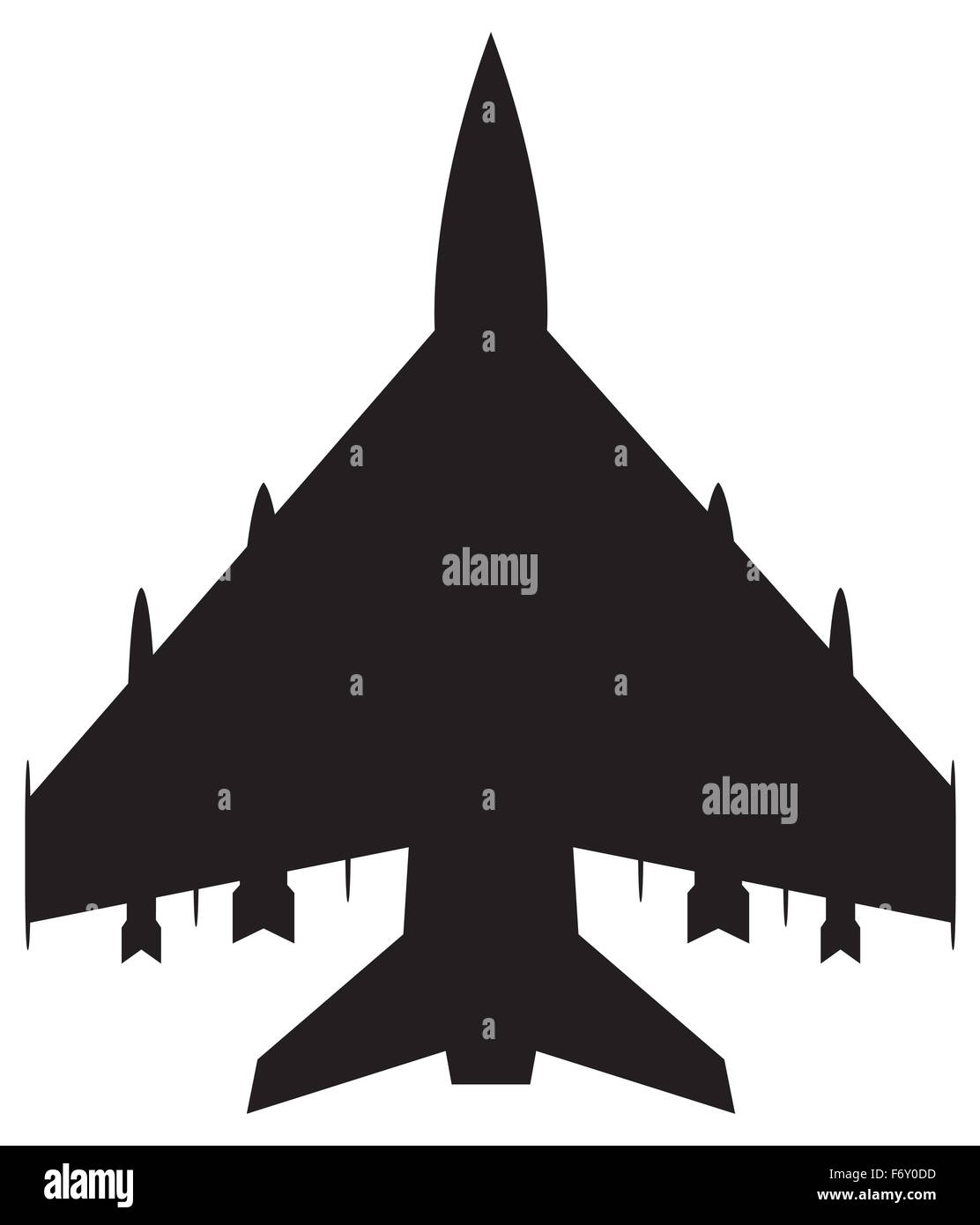 Attack Aircraft Silhouettes