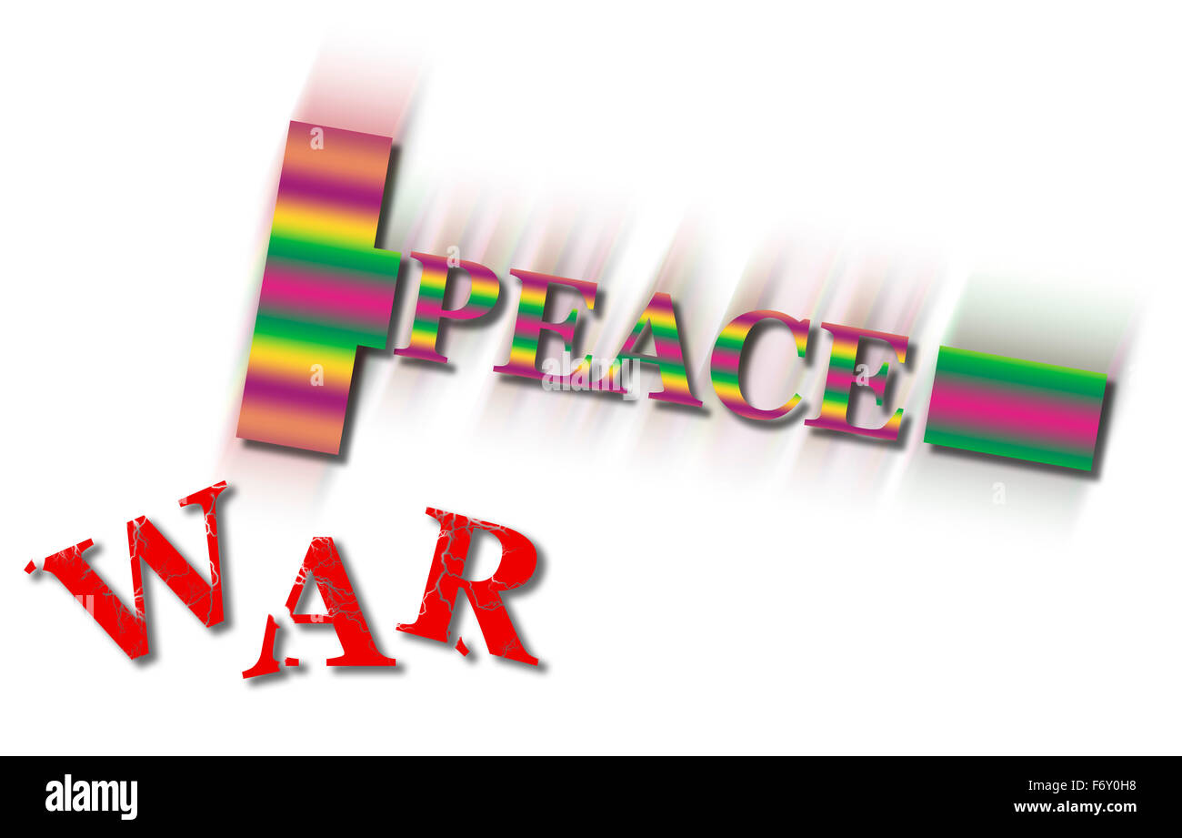 War and peace concept Stock Photo - Alamy