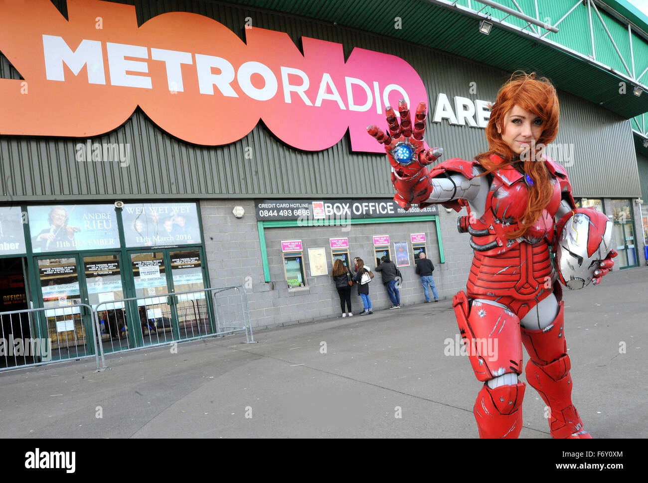 Comic Con Newcastle Metro Arena Stock Photo - Alamy