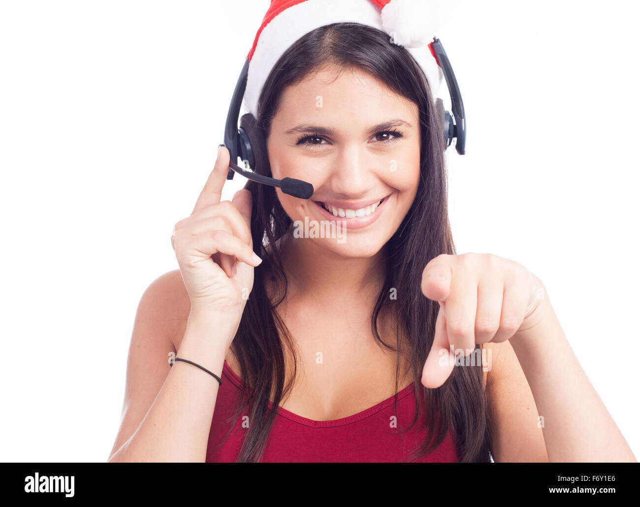 Female phone operator hi-res stock photography and images - Alamy