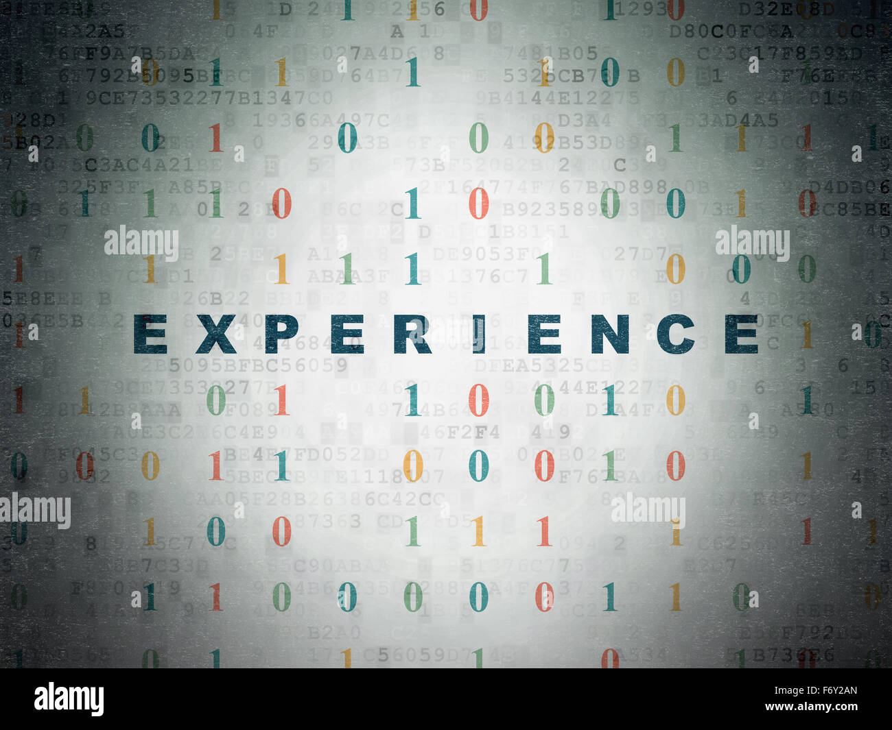Business concept: Experience on Digital Paper background Stock Photo ...