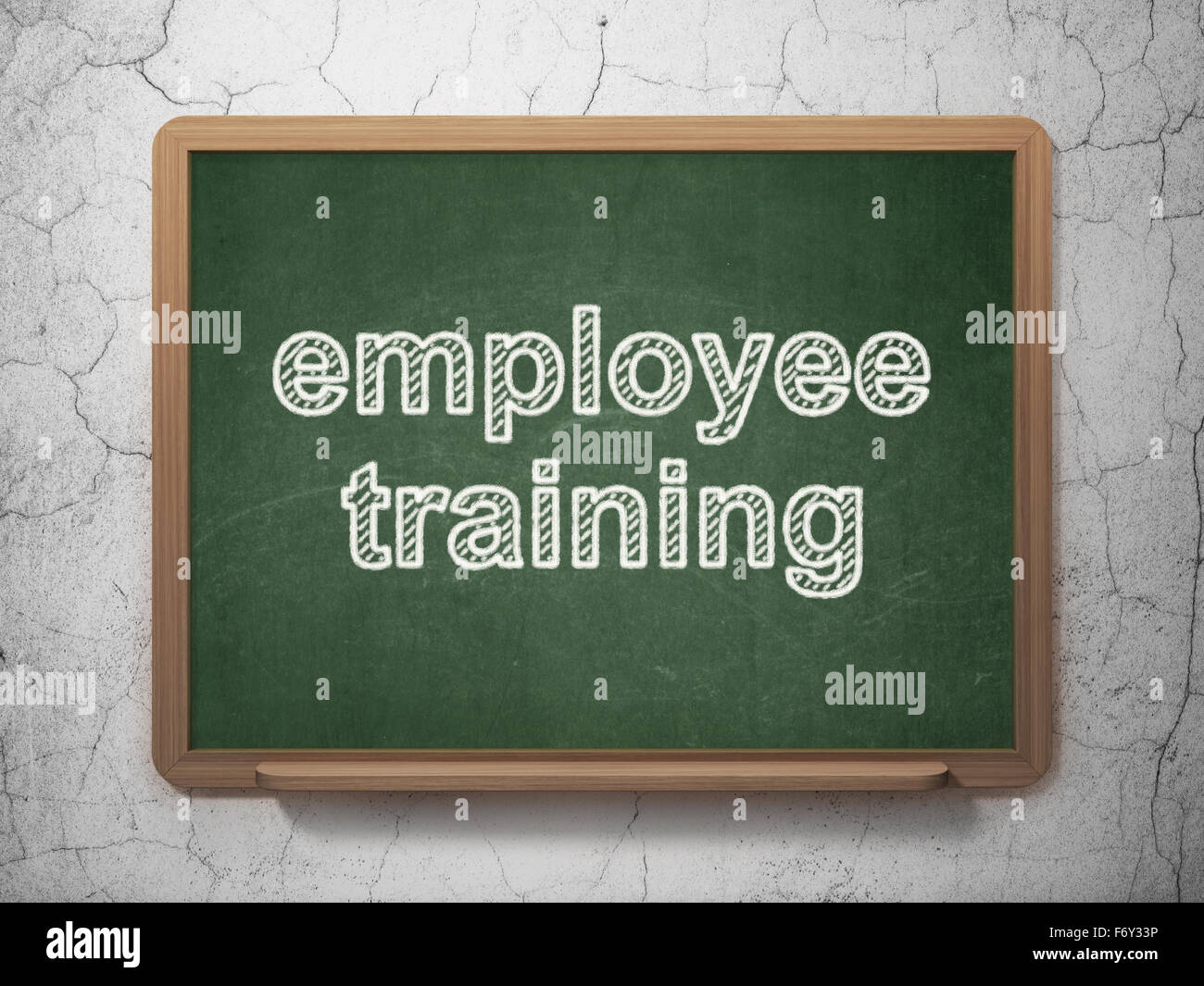 Learning concept: Employee Training on chalkboard background Stock ...