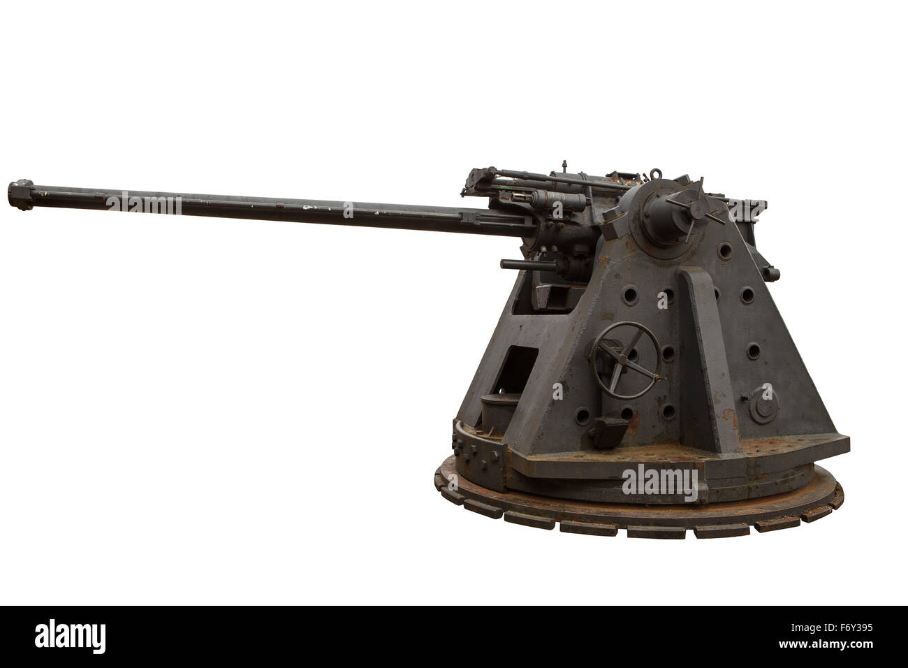 cut out image of a single military artillery gun Stock Photo - Alamy