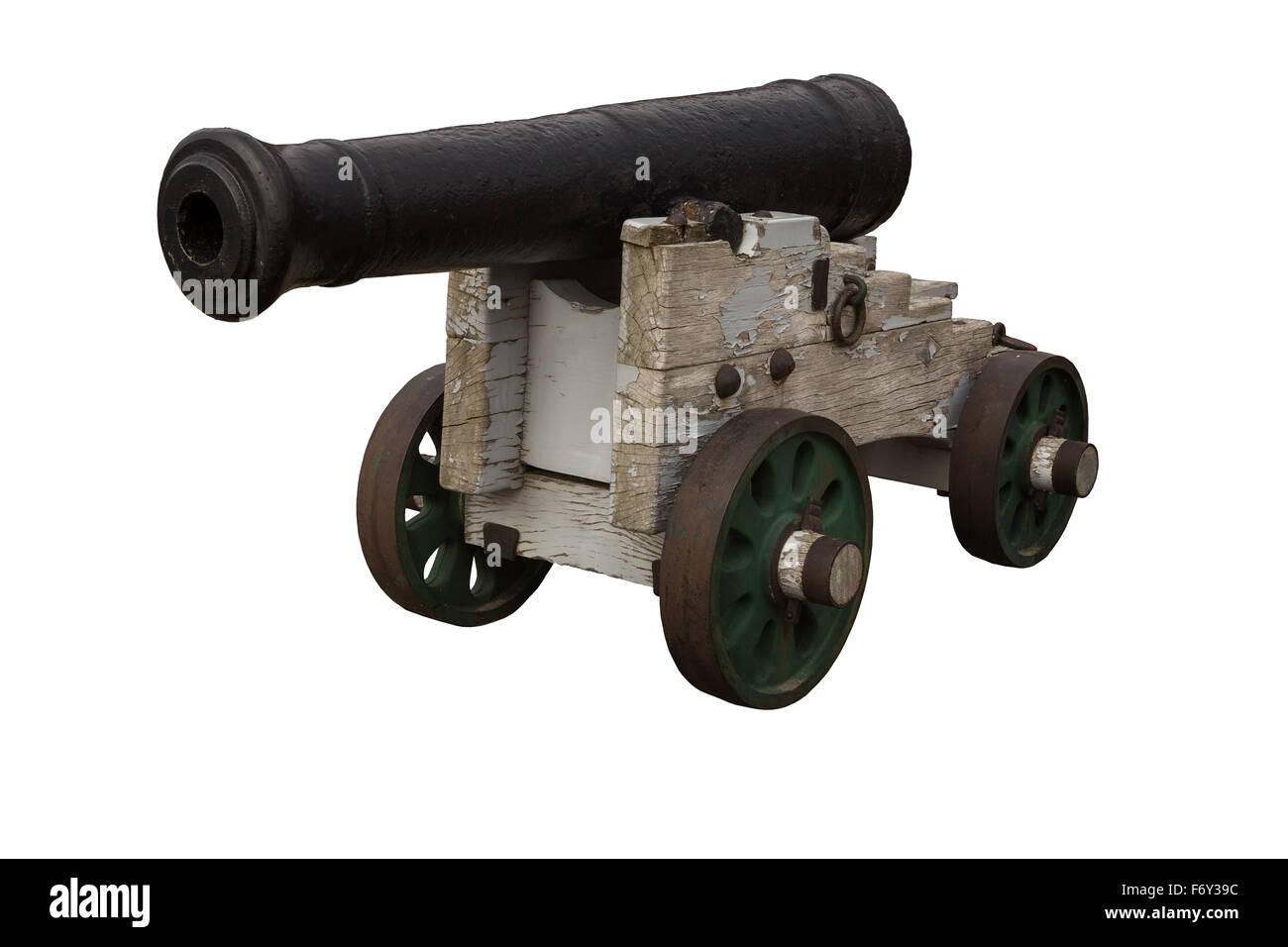 cut out image of a single military artillery gun Stock Photo - Alamy