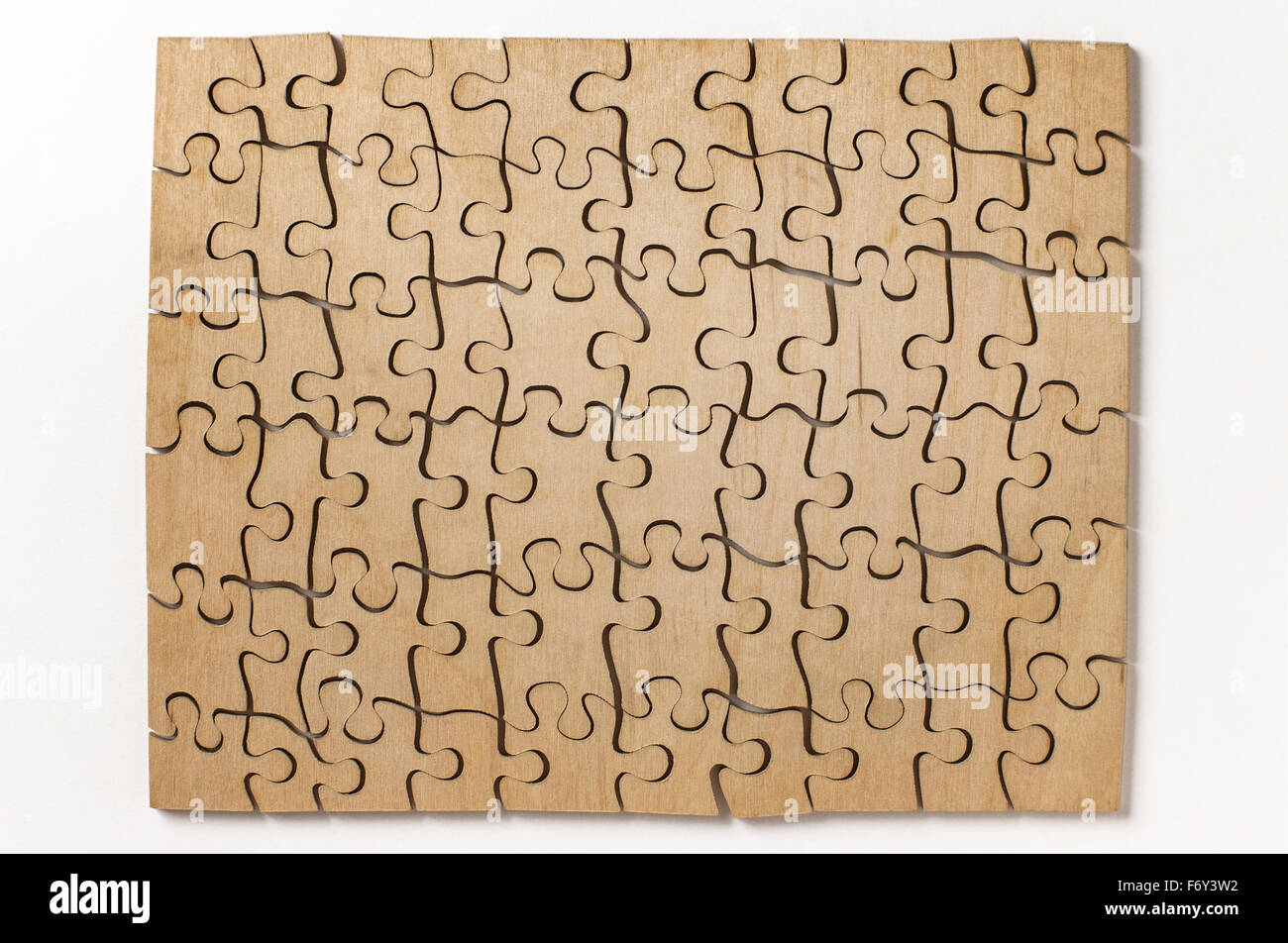 old plain wooden jigsaw background Stock Photo - Alamy