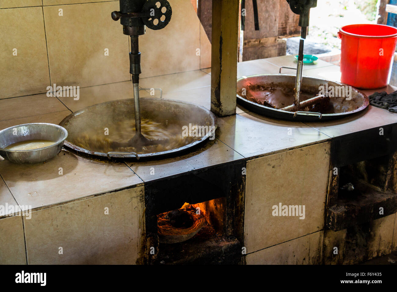 Coconut factory Vietnam Stock Photo - Alamy
