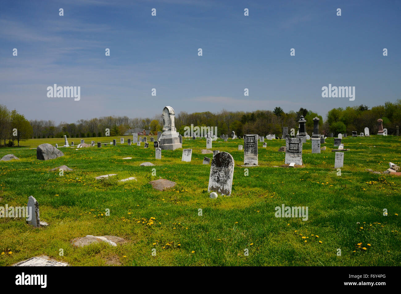 Old cemetery in Indiana Stock Photo - Alamy