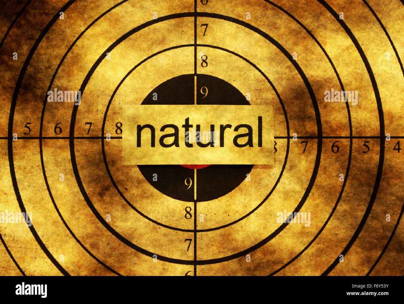 Natural grunge target Stock Photo - Alamy