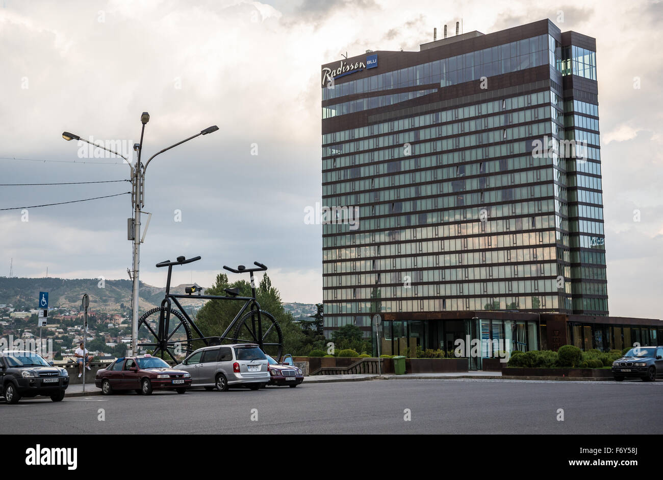 Radisson Blu Iveria Hotel at Rose Revolution Square in Tbilisi, capital ...
