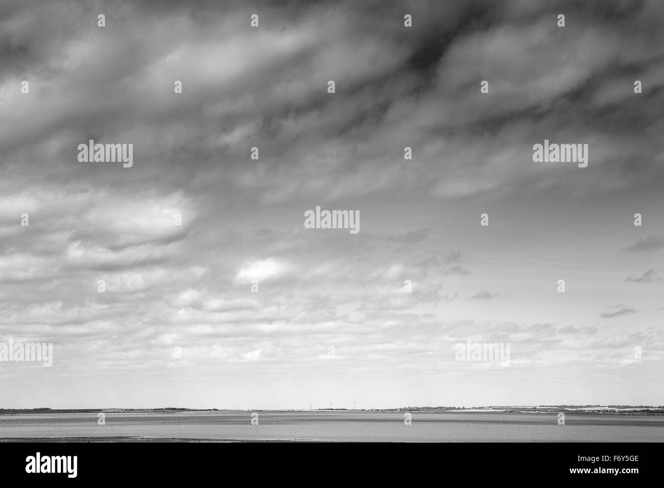 seascape image looking out to sea from Whitstable Stock Photo - Alamy