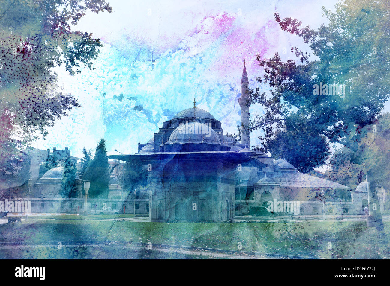 The beautiful Blue Mosque Stock Photo - Alamy