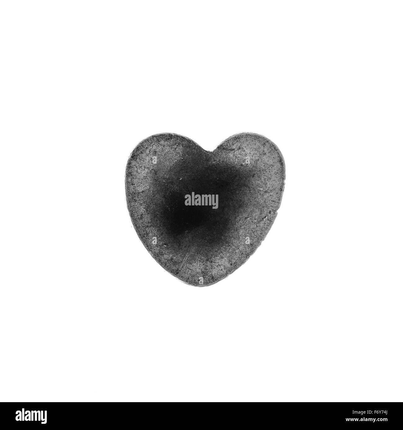 single ice cube in the shape of a love heart Stock Photo - Alamy