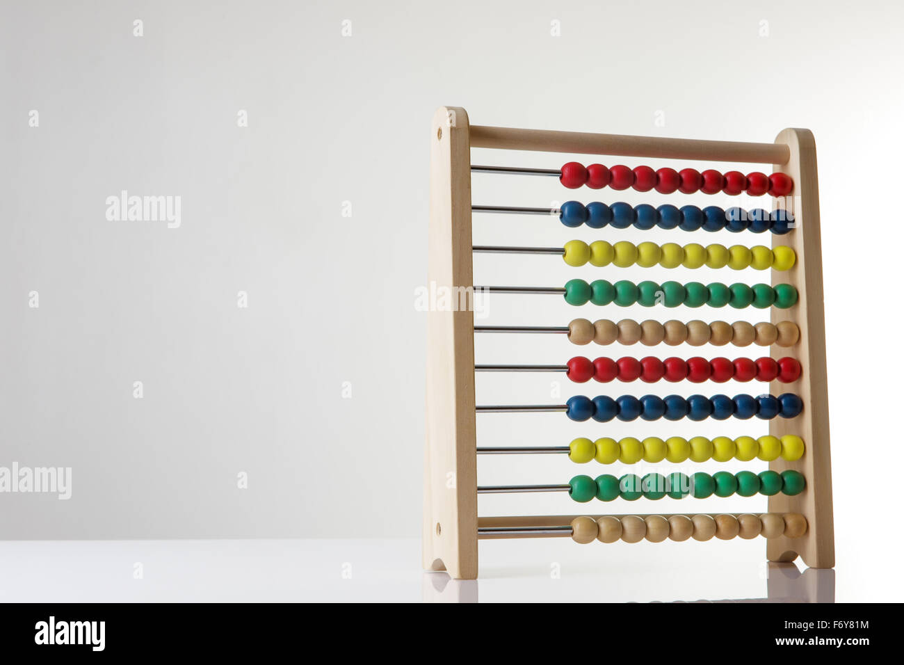 still life image of a kids abacus for counting and learning Stock Photo ...