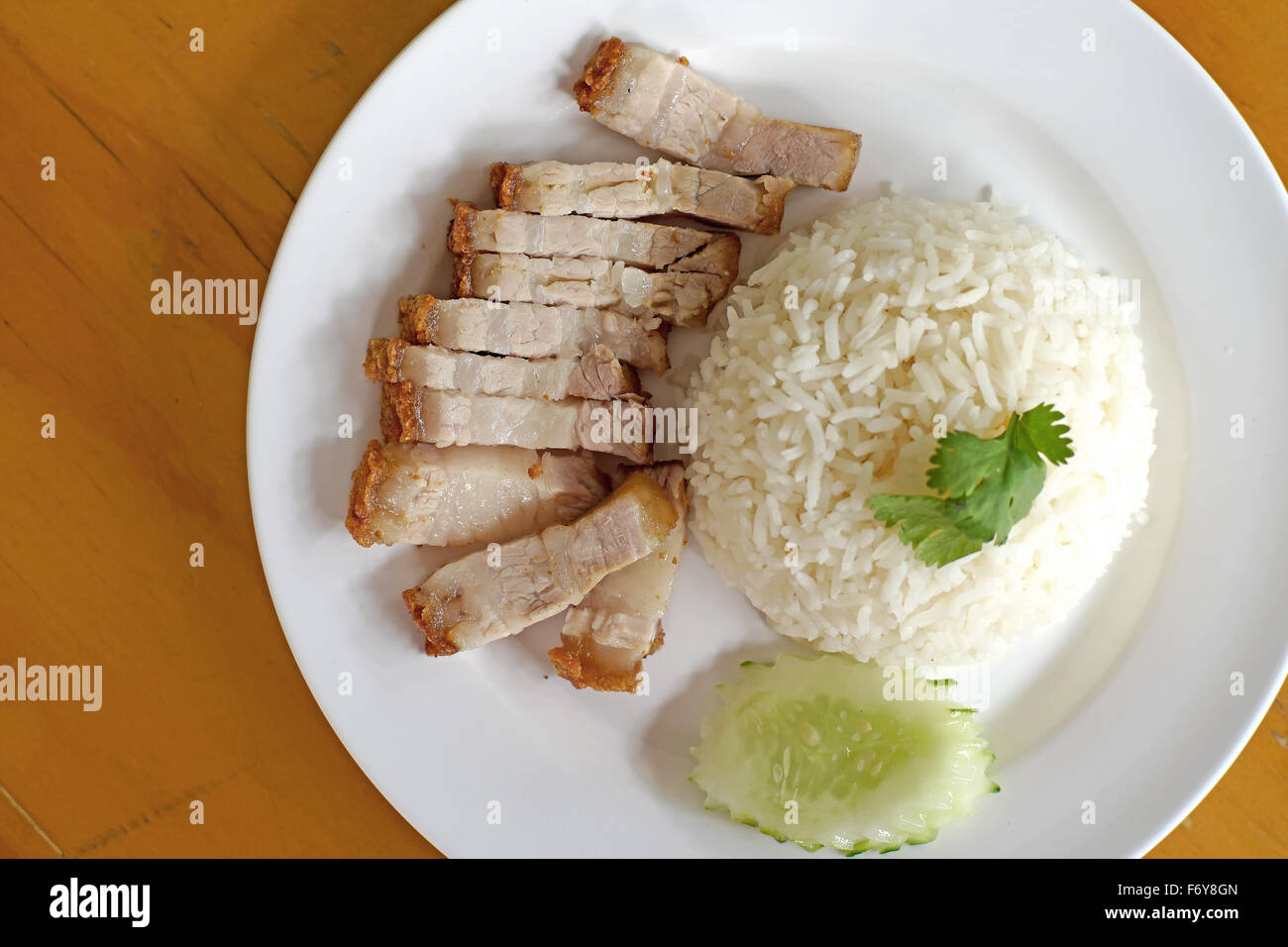 Slice of roast pork hi-res stock photography and images - Alamy