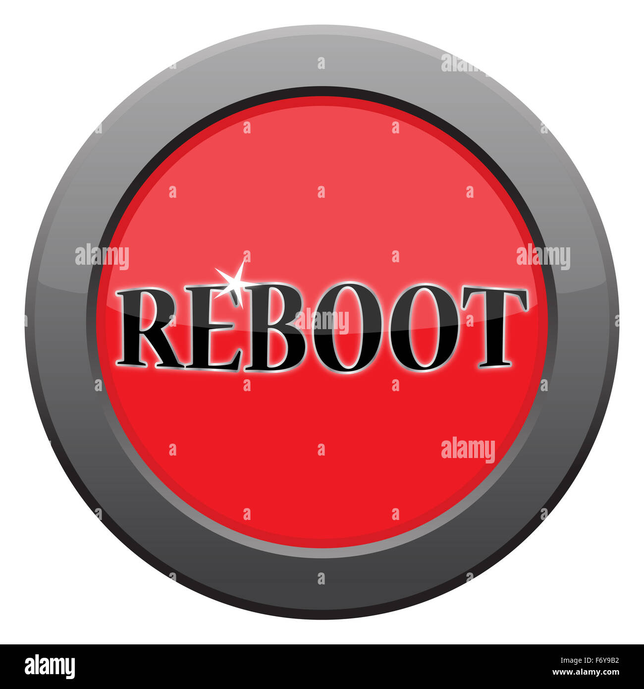 Restart computer icon hi-res stock photography and images - Alamy