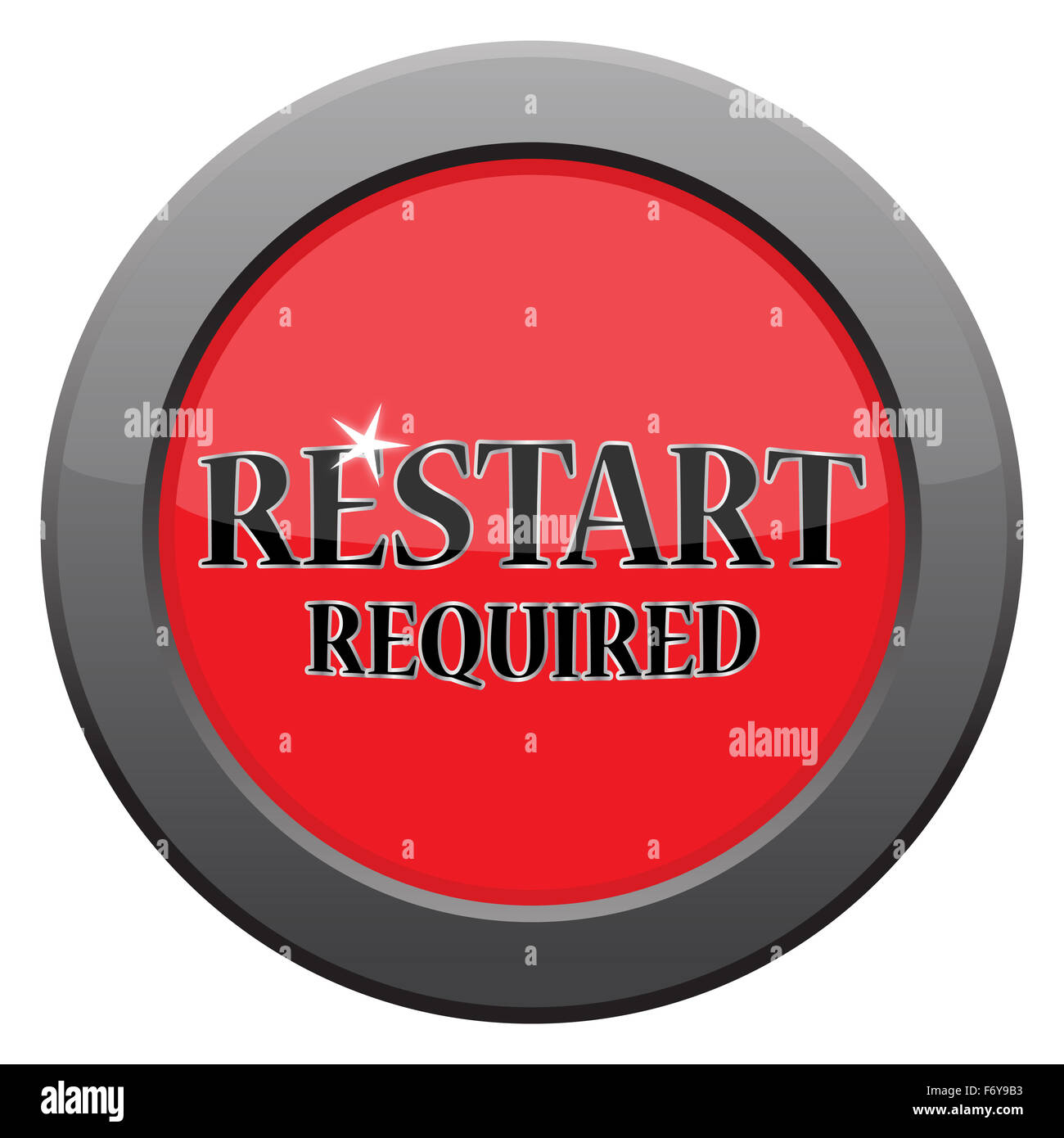 Restart computer icon hi-res stock photography and images - Alamy