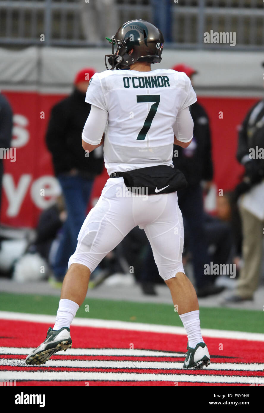 Columbus, Ohio, USA. 21st Nov, 2015. Tyler O'Connor #7 during the ...