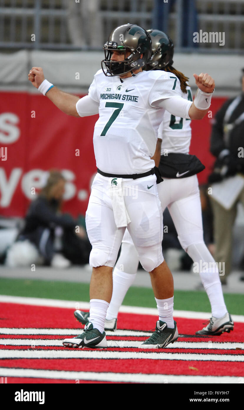 Columbus, Ohio, USA. 21st Nov, 2015. Tyler O'Connor #7 during the ...