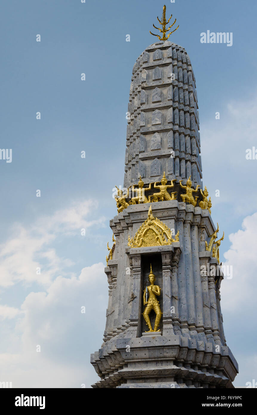 Peak of Marble Stupa at Wat Pho Temple, One Landmark Temple of Bangkok ...