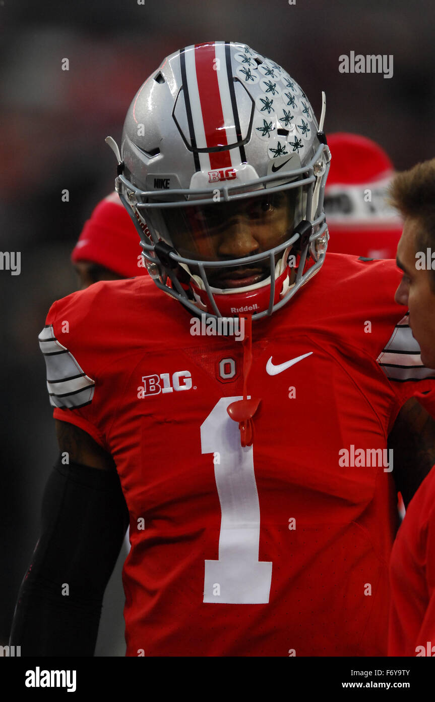 Columbus, Ohio, USA. 21st Nov, 2015. Braxton Miller #1 during the ...