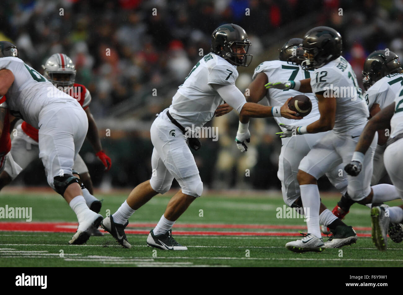 Columbus, Ohio, USA. 21st Nov, 2015. Tyler O'Connor #7 during the ...