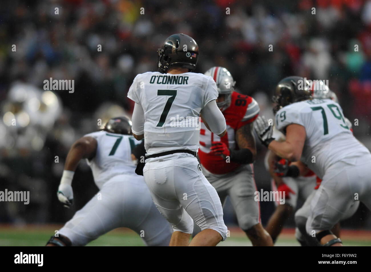 Columbus, Ohio, USA. 21st Nov, 2015. Tyler O'Connor #7 during the ...
