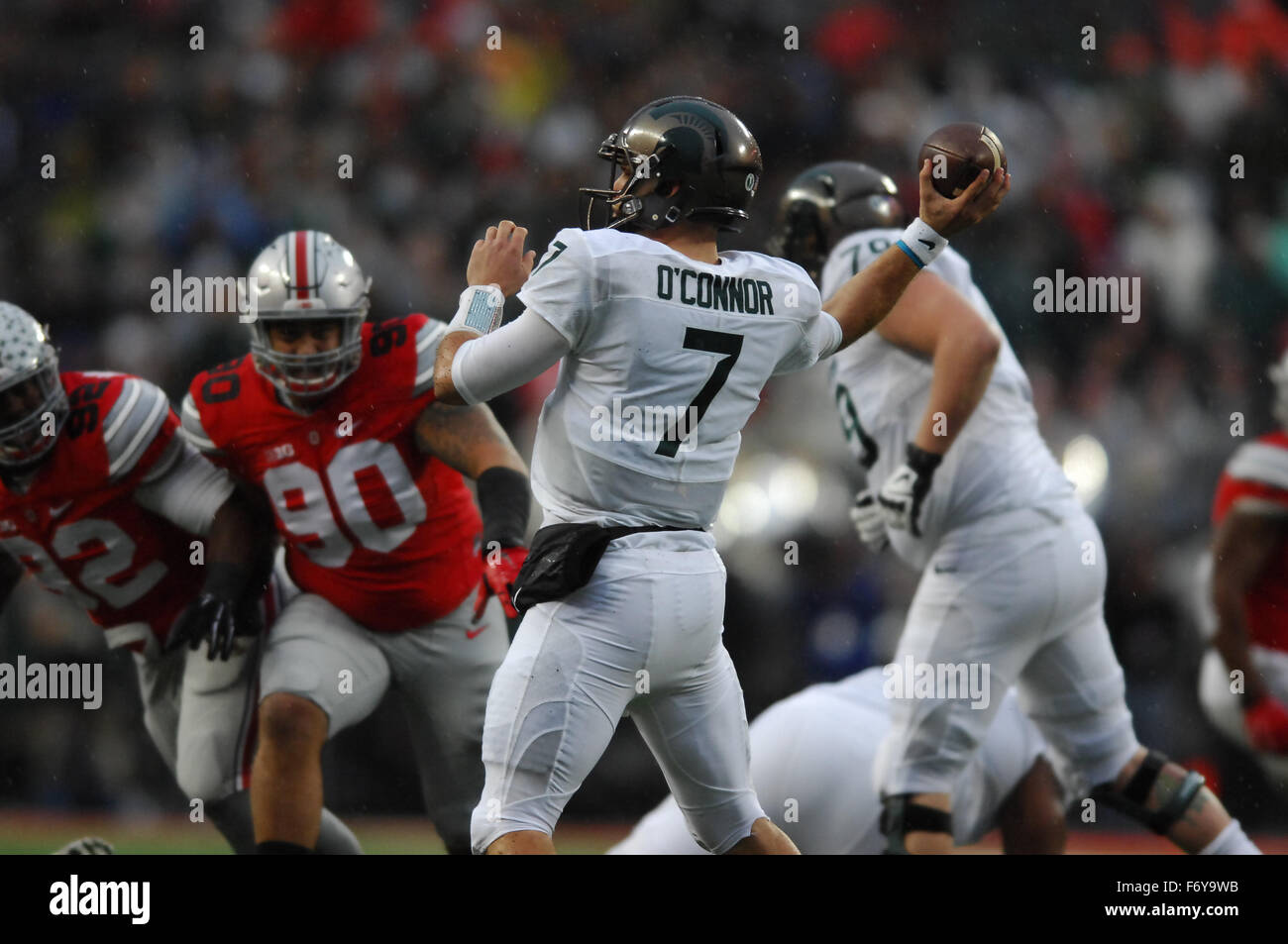 Columbus, Ohio, USA. 21st Nov, 2015. Tyler O'Connor #7 during the ...