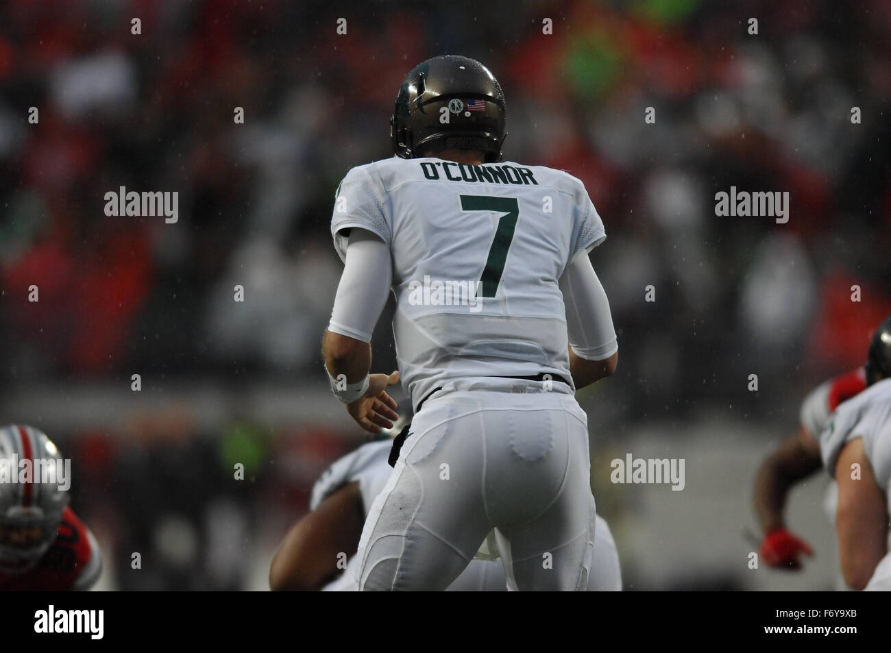 Columbus, Ohio, USA. 21st Nov, 2015. Tyler O'Connor #7 during the ...