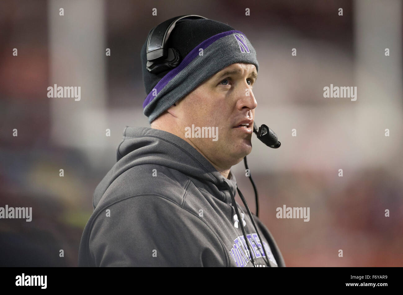 Northwestern football coach hi-res stock photography and images - Alamy
