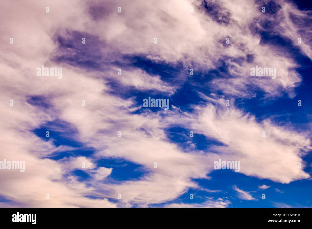 Colored Clouds at Sunset Stock Photo - Alamy