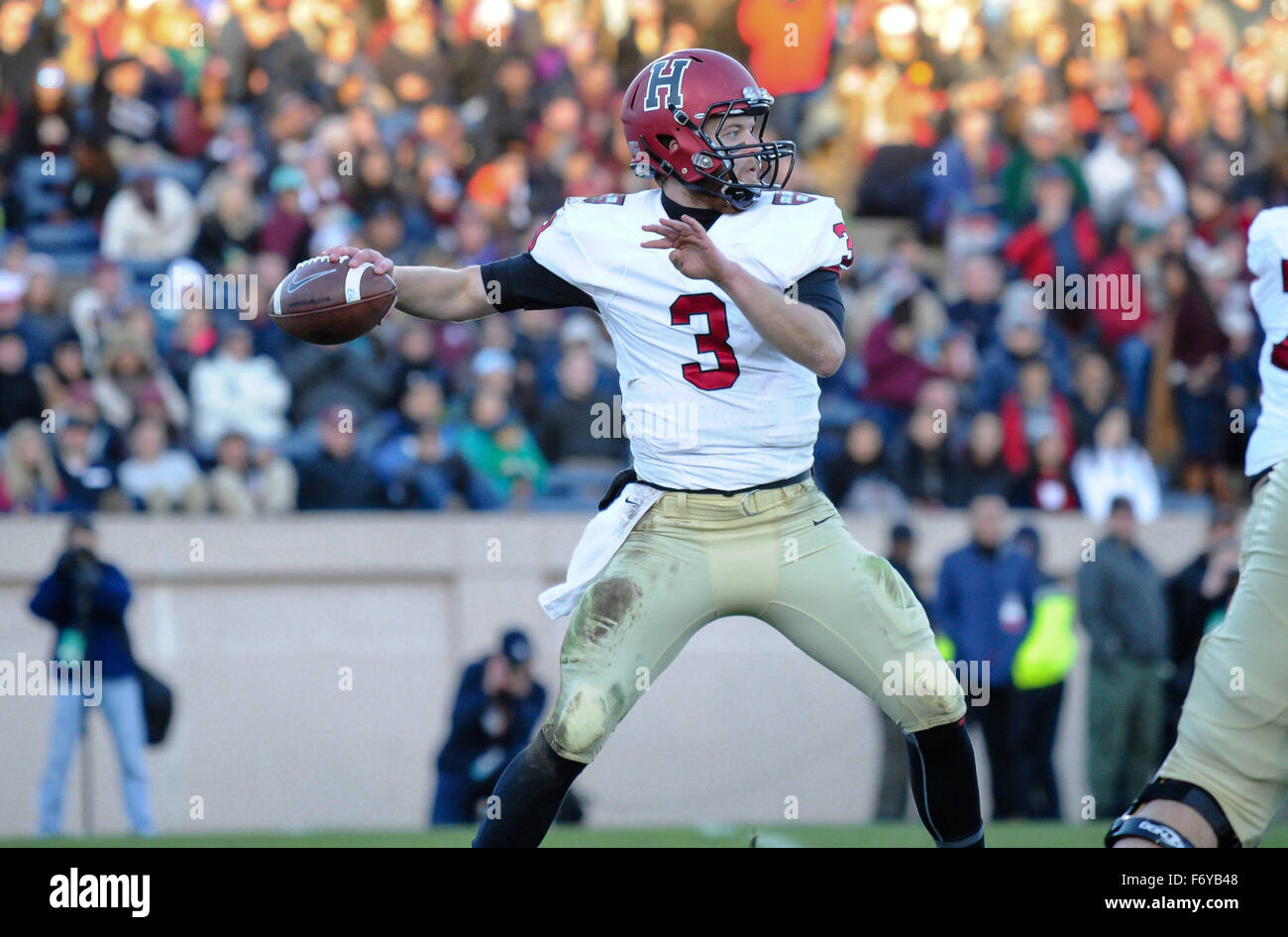 New Haven, Connecticut, USA. 21st Nov, 2015. Scott Hosch (3) of the ...