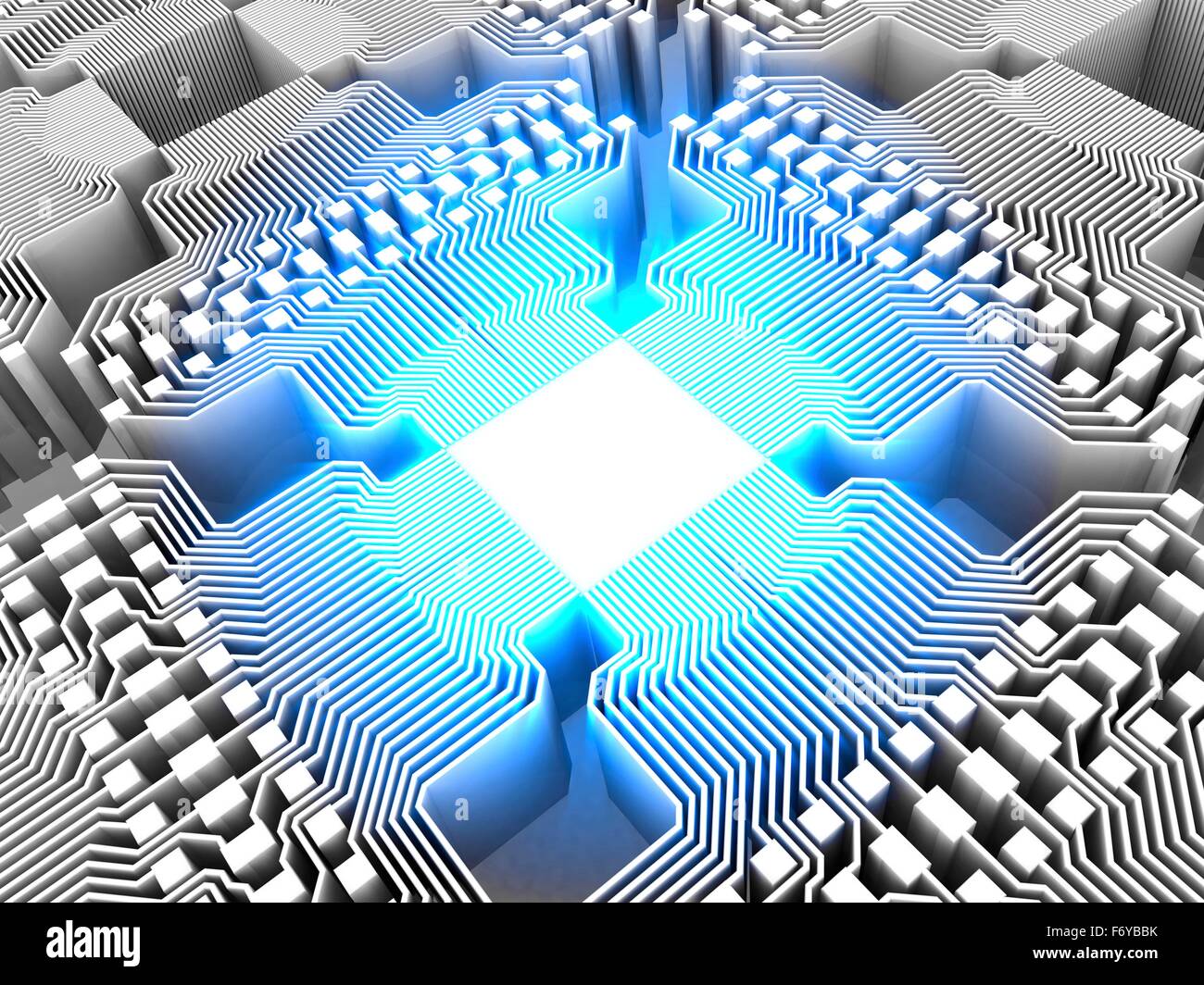 Quantum computer circuit hi-res stock photography and images - Alamy