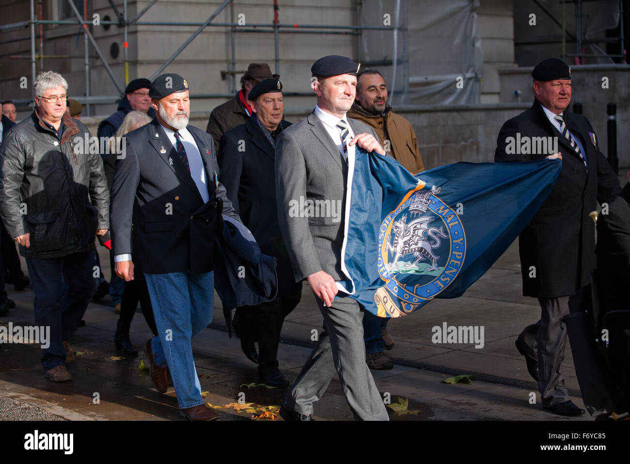 London, UK. 21st Nov, 2015. British military veterans from around the ...