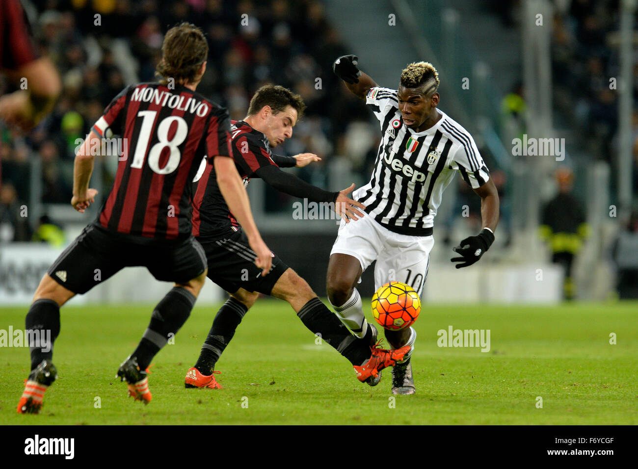 Turin, Italy. 21st Nov, 2015. Serie A Football. Juventus versus AC ...