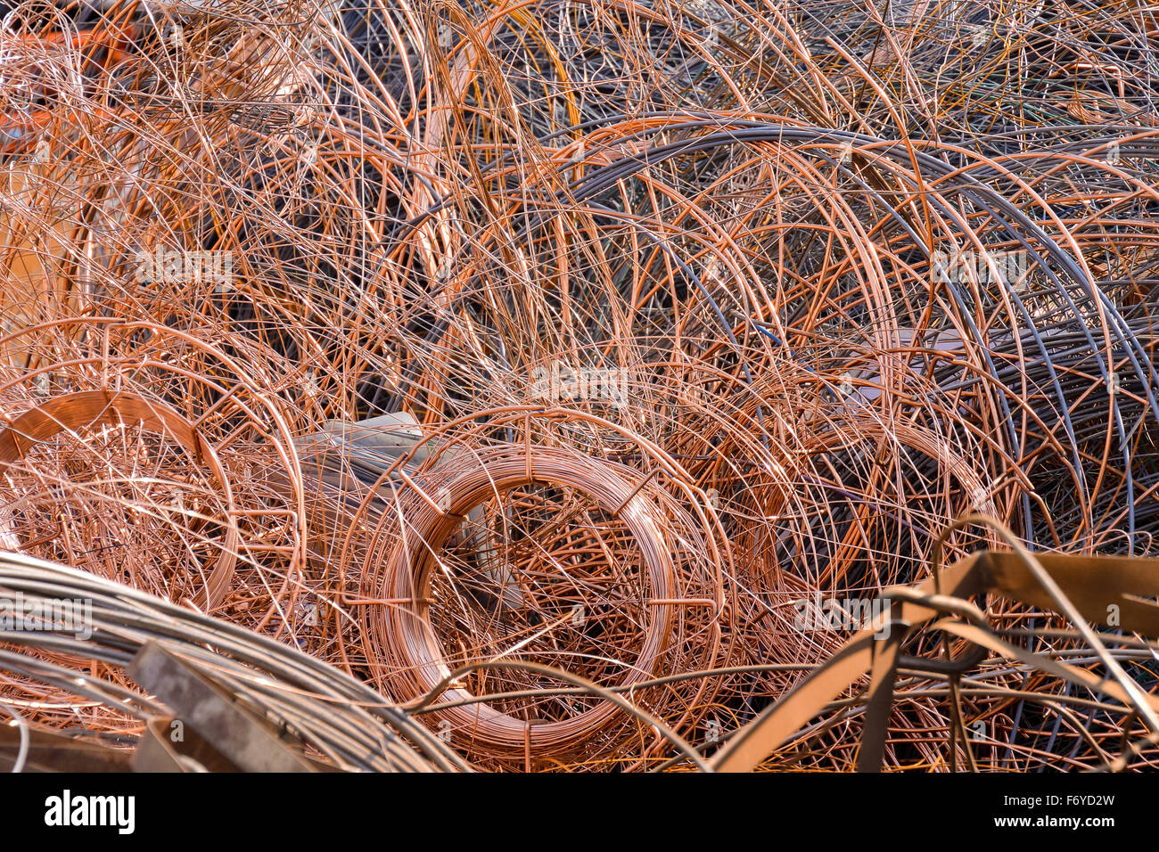 Metal Ready for Recycling Stock Photo - Alamy
