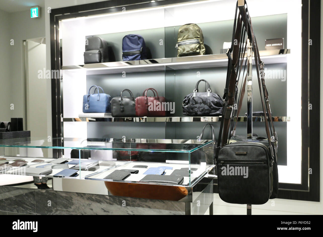 A general view of the new Michael Kors store in Tokyo, Japan on ...